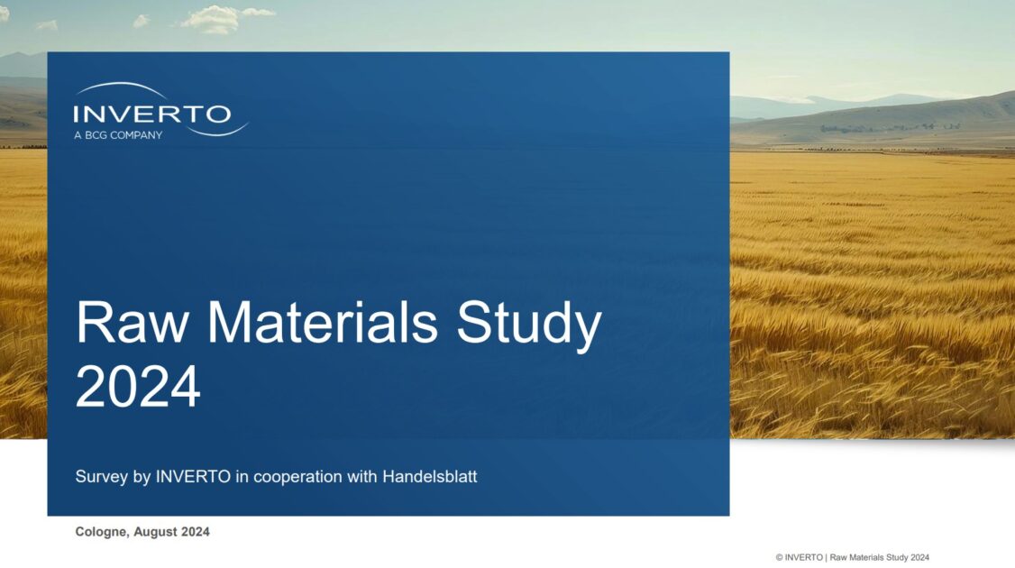2024 Raw Materials Study: insights on commodity procurement | Inverto